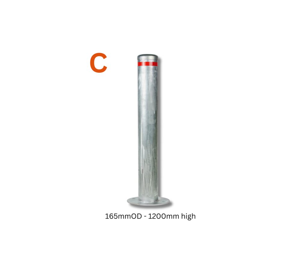 Bollards - Galvanised Surface Mount - Urban Design Group